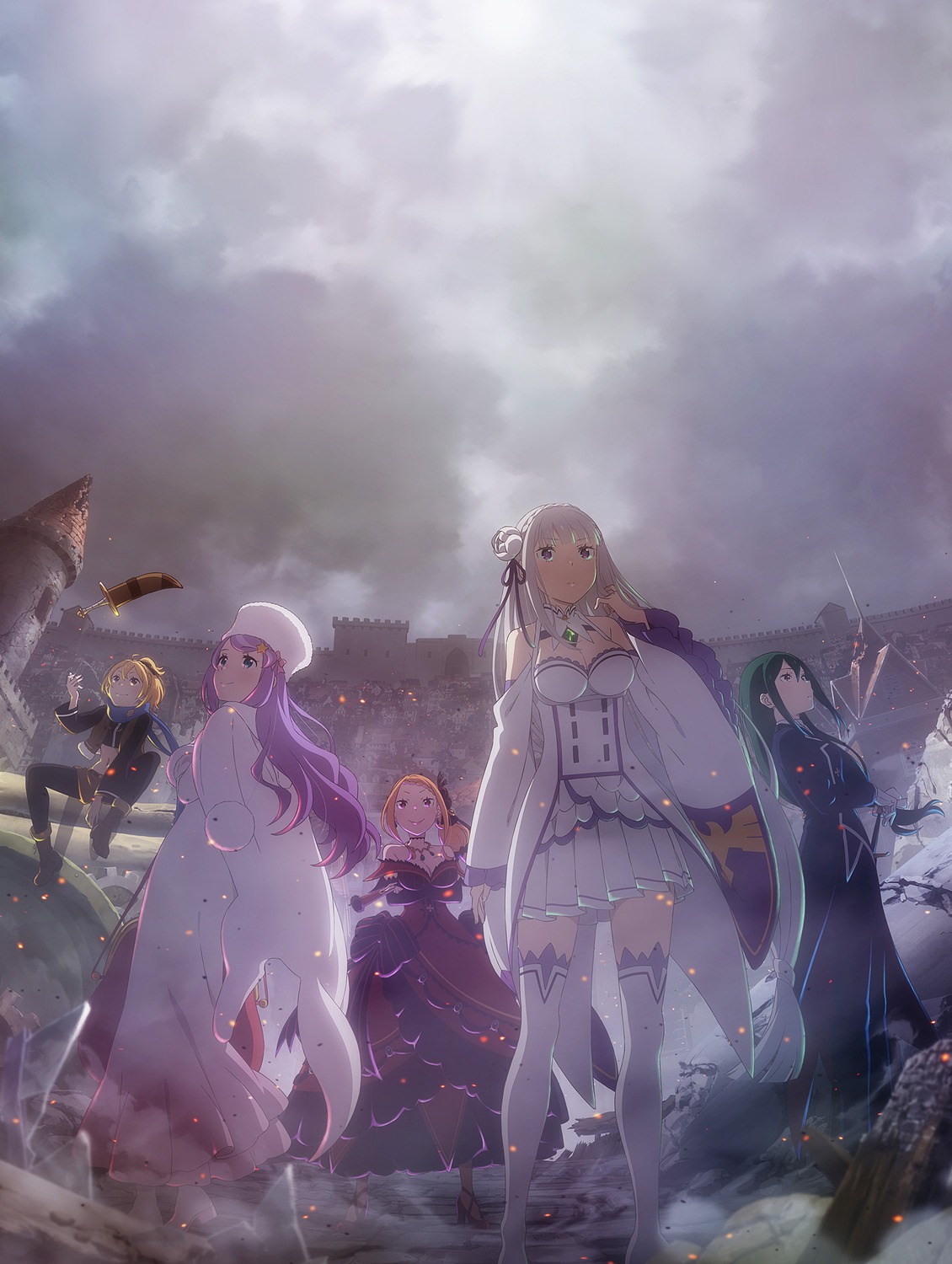 re:zero kara hajimeru isekai seikatsu anastasia hoshin crusch karsten emilia (re zero) felt (re ...